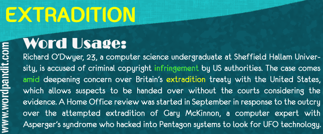 Extradition – Wordpandit
