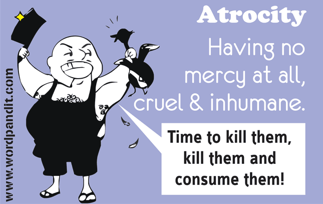atrocity | Wordpandit