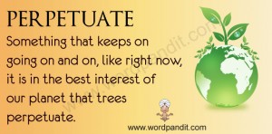 Perpetuate | Wordpandit