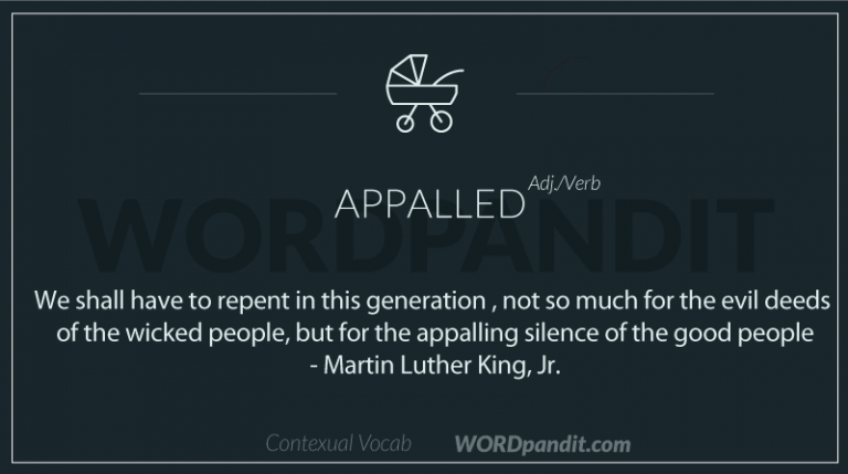 Appalled – Wordpandit