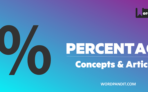 Percentages: Basic Concepts - Wordpandit
