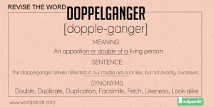 Doppelganger – Wordpandit